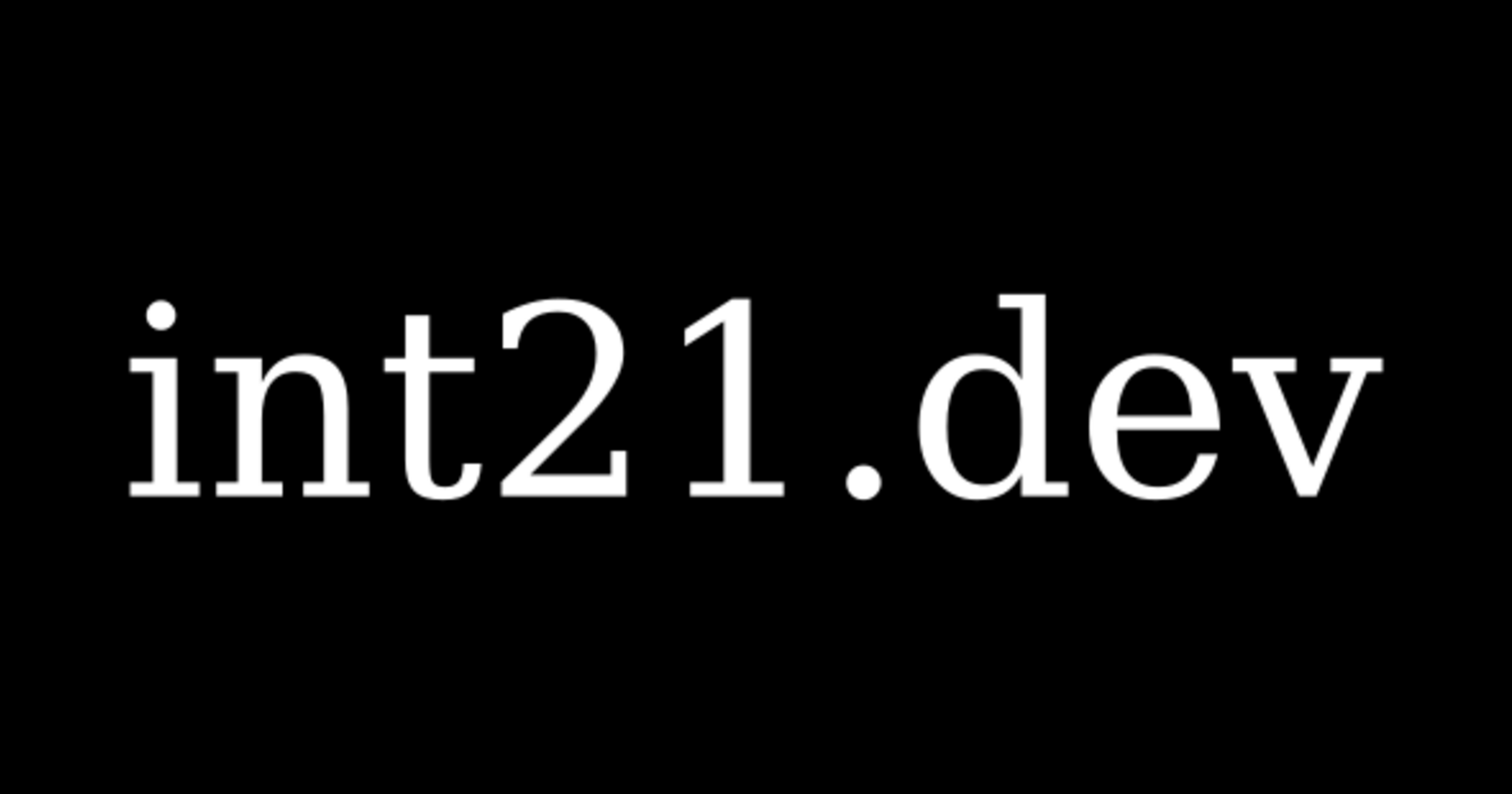 int21.dev